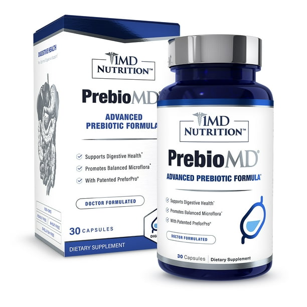 1MD Nutrition PreBioMD - Prebiotic with PreforPro® | Support Healthy ...