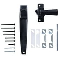 Wright Products V333BL Push Button Latch for Out Swinging Doors, Black ...