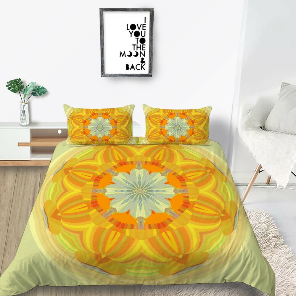 Decorative Pattern Bedding Cover Suit Yellow Home Bed Clothes Highend decorative-pattern-bedding-cover-suit-yellow-home-bed-clothes-highend