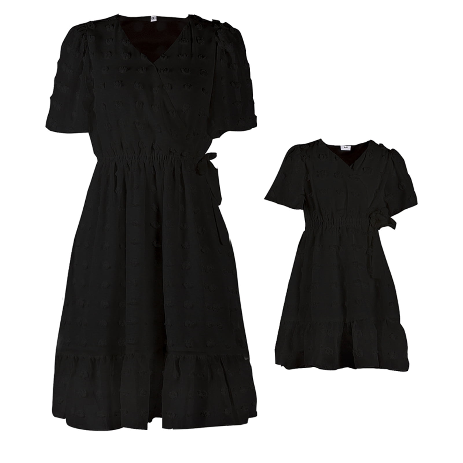 Mommy And Me Dresses Lace Floral Patchwork Sleeveless Beach Summer Mom