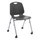 Learniture Academic Mobile Stack Chair -Black (Pack of 4) - Walmart.com