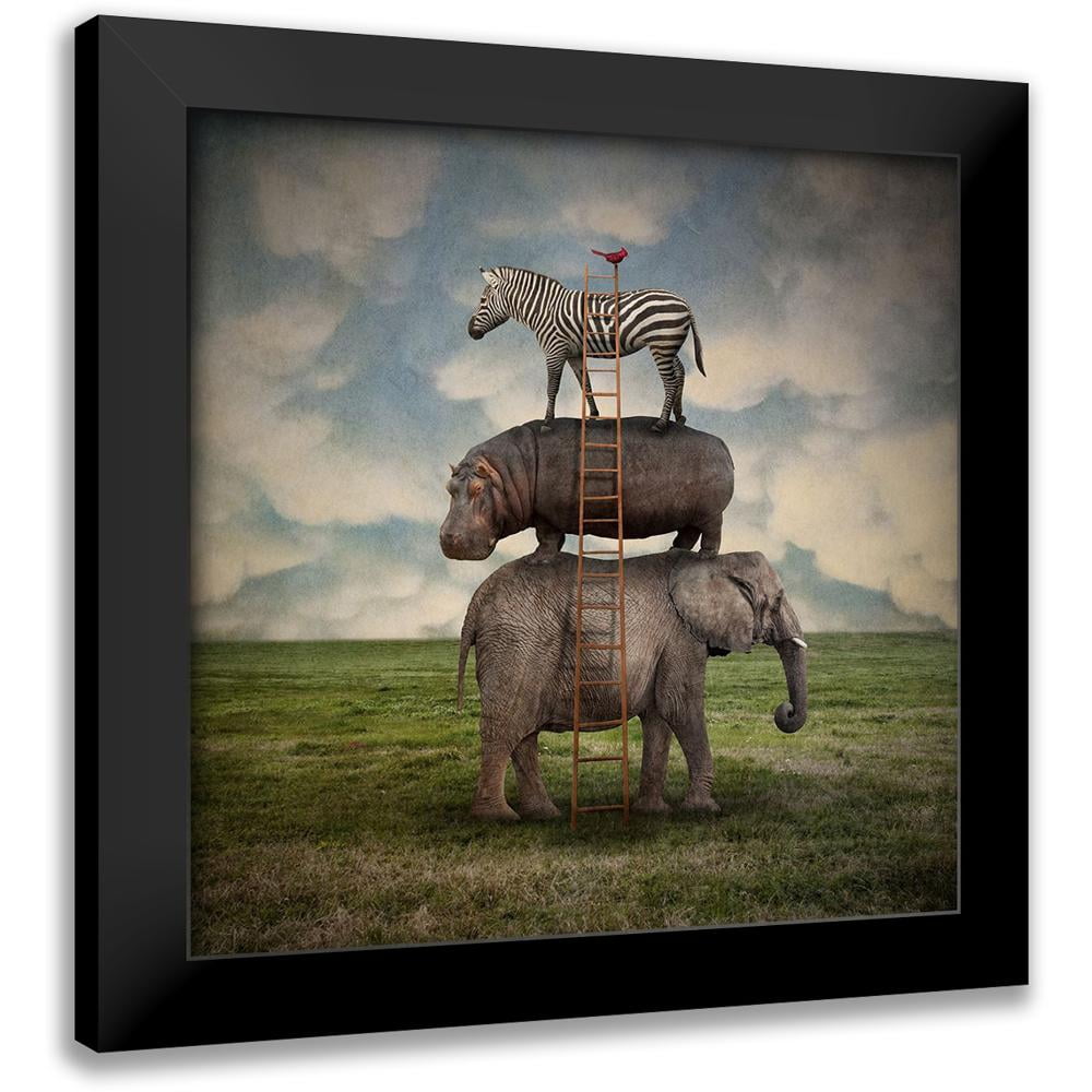 Noblin, Greg 15x15 Black Modern Framed Museum Art Print Titled - The ...