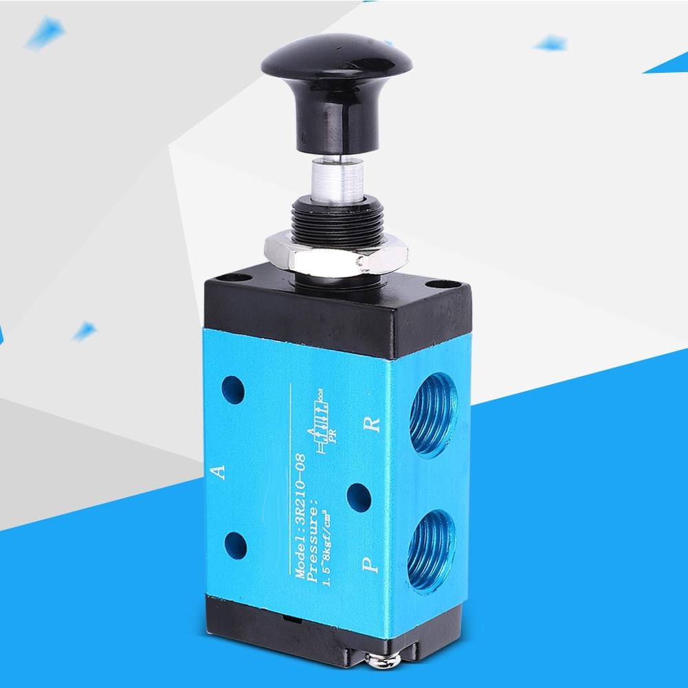 FAGINEY Pneumatic Tool,Air Valve Two-Position Three-way Hand Valve 1/4 ...