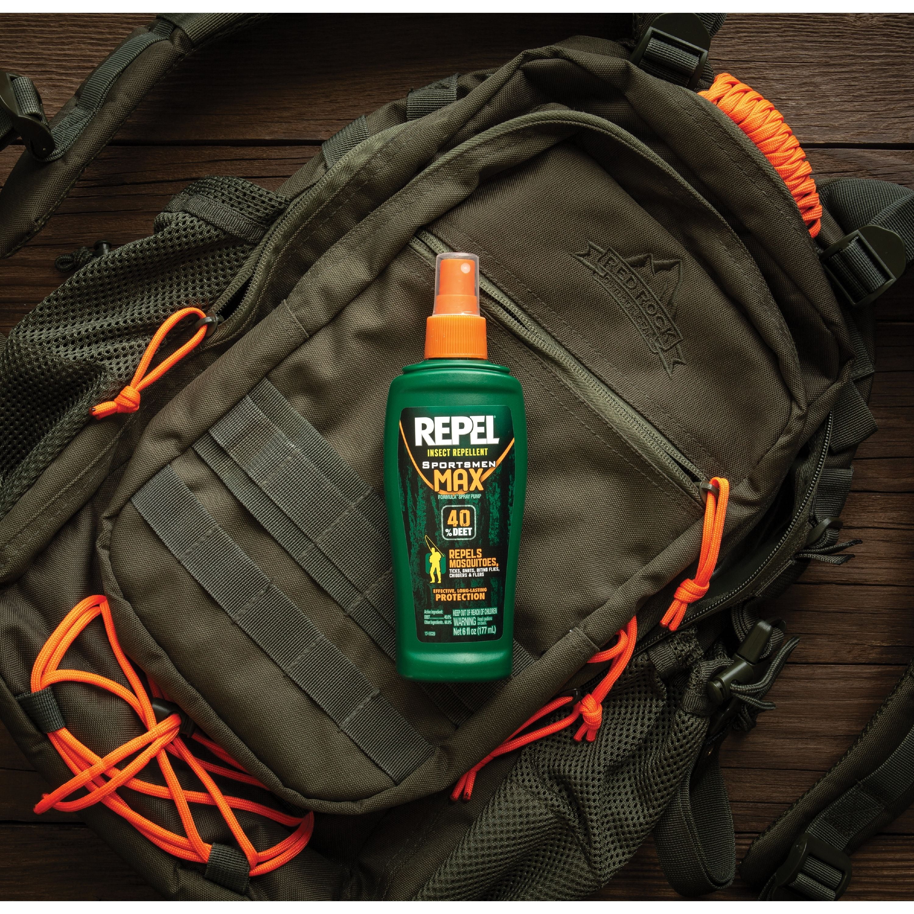 Buy Repel Insect Repellent Sportsmen Max Formula Spray Pump 40% DEET, 6 ...