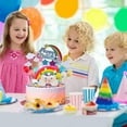 19pcs Unicorn Cake Topper Kit Cloud Rainbow Balloon Happy Birthday ...