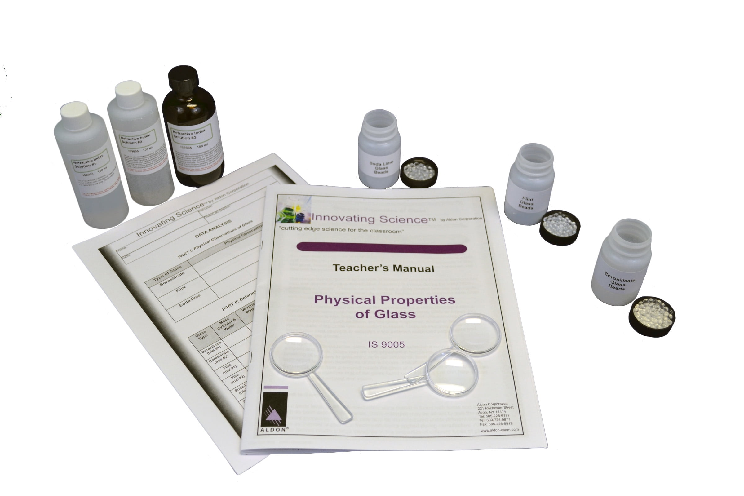 Innovating Science Physical Properties of Glass Forensics Kit ...