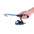 Blusea Kids Fishing Rod and Reel Combo Full Kit,Telescopic Fishing Rod ...