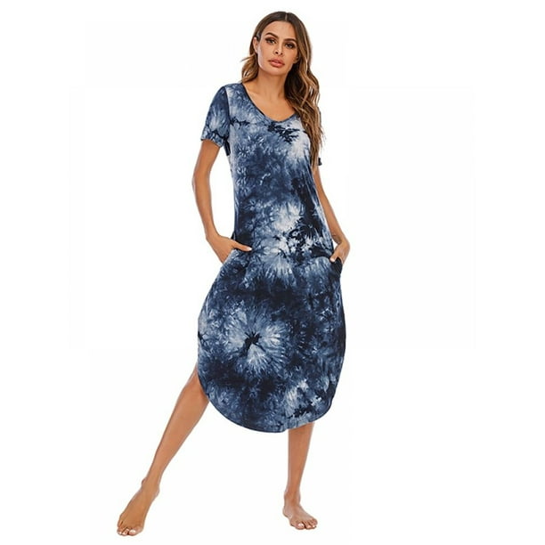 TOPWONER - TOPWONER Women's Plus Size Long Lounger House Dress or ...