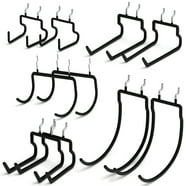 INCLY 120 PCS Heavy Duty Pegboard Hooks Set for Tools, Suitable for 1/4 ...