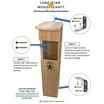 WoodLink Flicker Birdhouse 2.5" Hole Nesting Box for Flickers, Owls ...