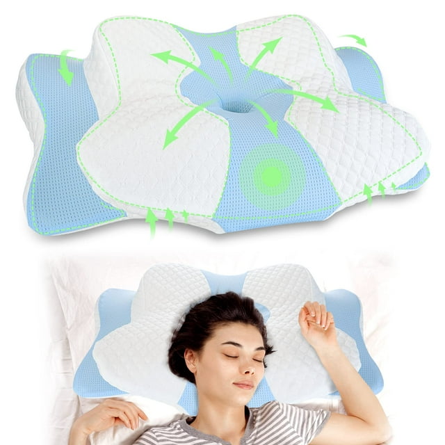 Fullengy Pillow for shoulder pain and side sleeper, Memory Foam Pillow ... Fullengy Pillow for shoulder pain and side sleeper, Memory Foam Pillow ...