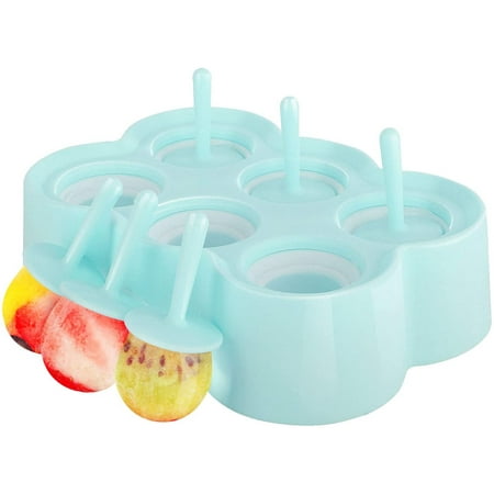 Ice Pop Molds, [Cavity of 6] Premium Silicone Popsicle Makers Ice Pop ...
