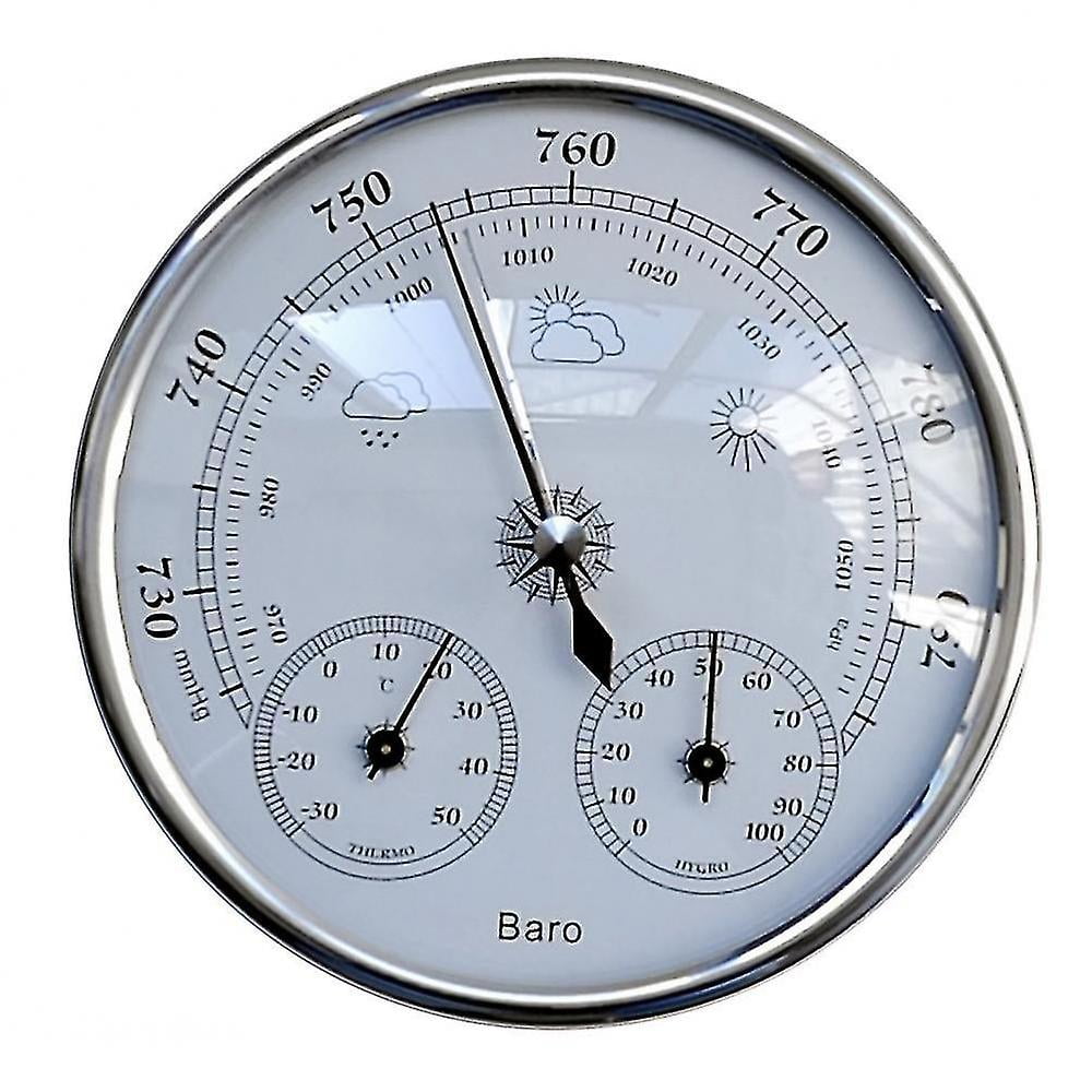 3 In 1 Dial Type Weather Station Barometer Thermometer Hygrometer ...