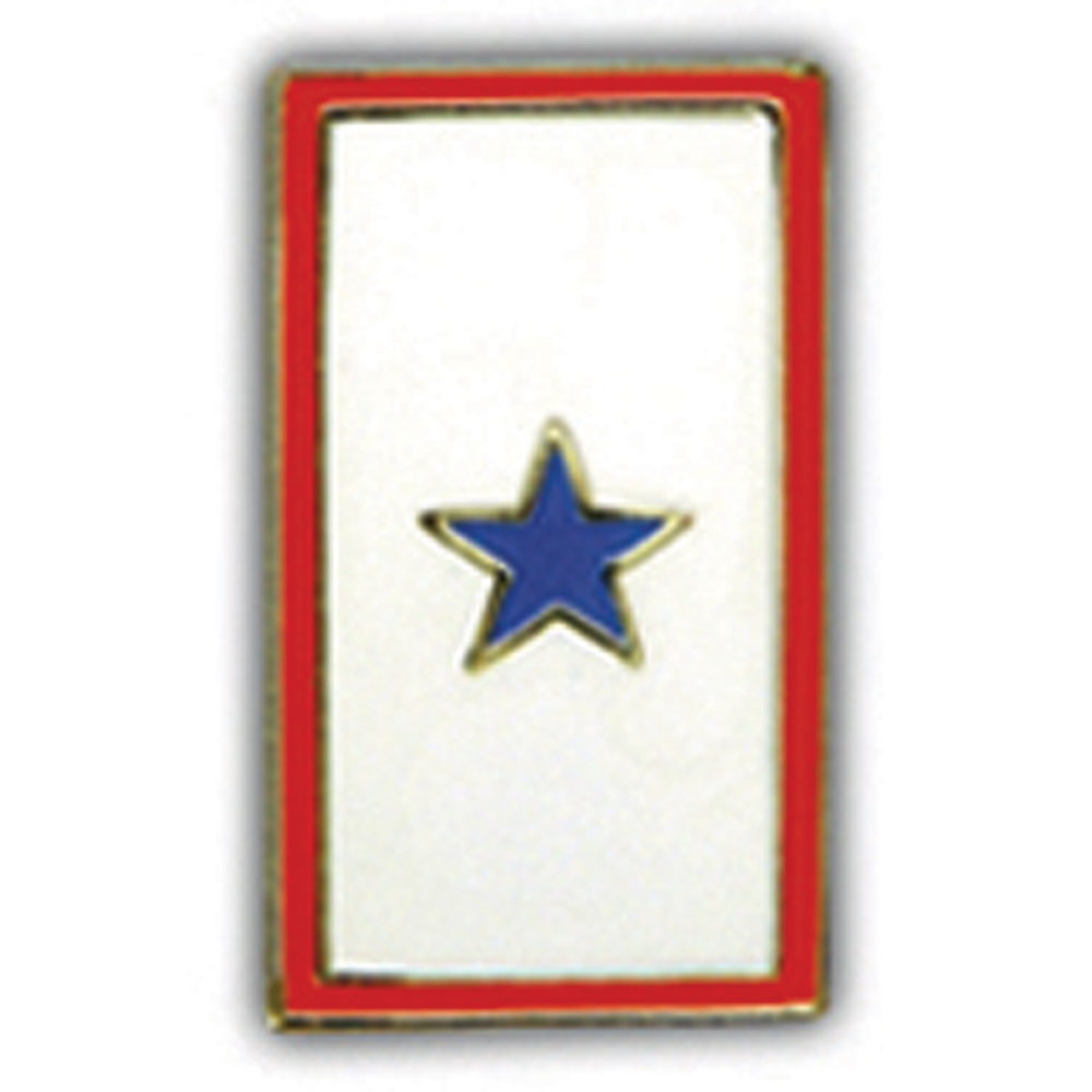 Blue Star Flag Pin - Walmart.com