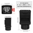 Downspout Filter, 2 Pack Downspout Leaf Filter, Gutter Downspout Screen ...