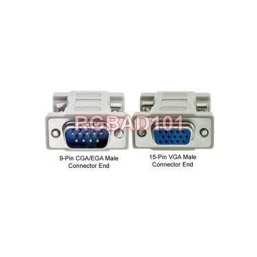 CableVantage DVI-I 24+5 Pin Male To 15 Pin VGA Female Adapter Convertor ...