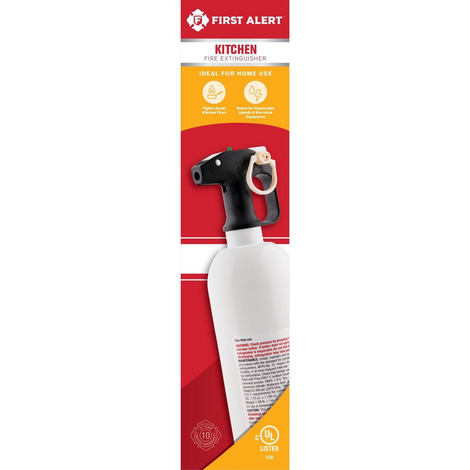 Click here for First Alert Kitchen Fire Extinguisher Ul Rated 5-B... prices