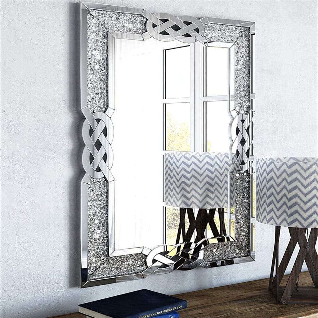 Click here for Wisfor 60x90cm Large Crystal Crush Diamond Mirror... prices