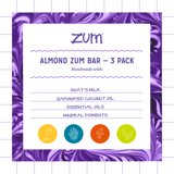 Zum Bar Goat's Milk Soap - Almond - 3 oz (3 Pack) - Walmart.com