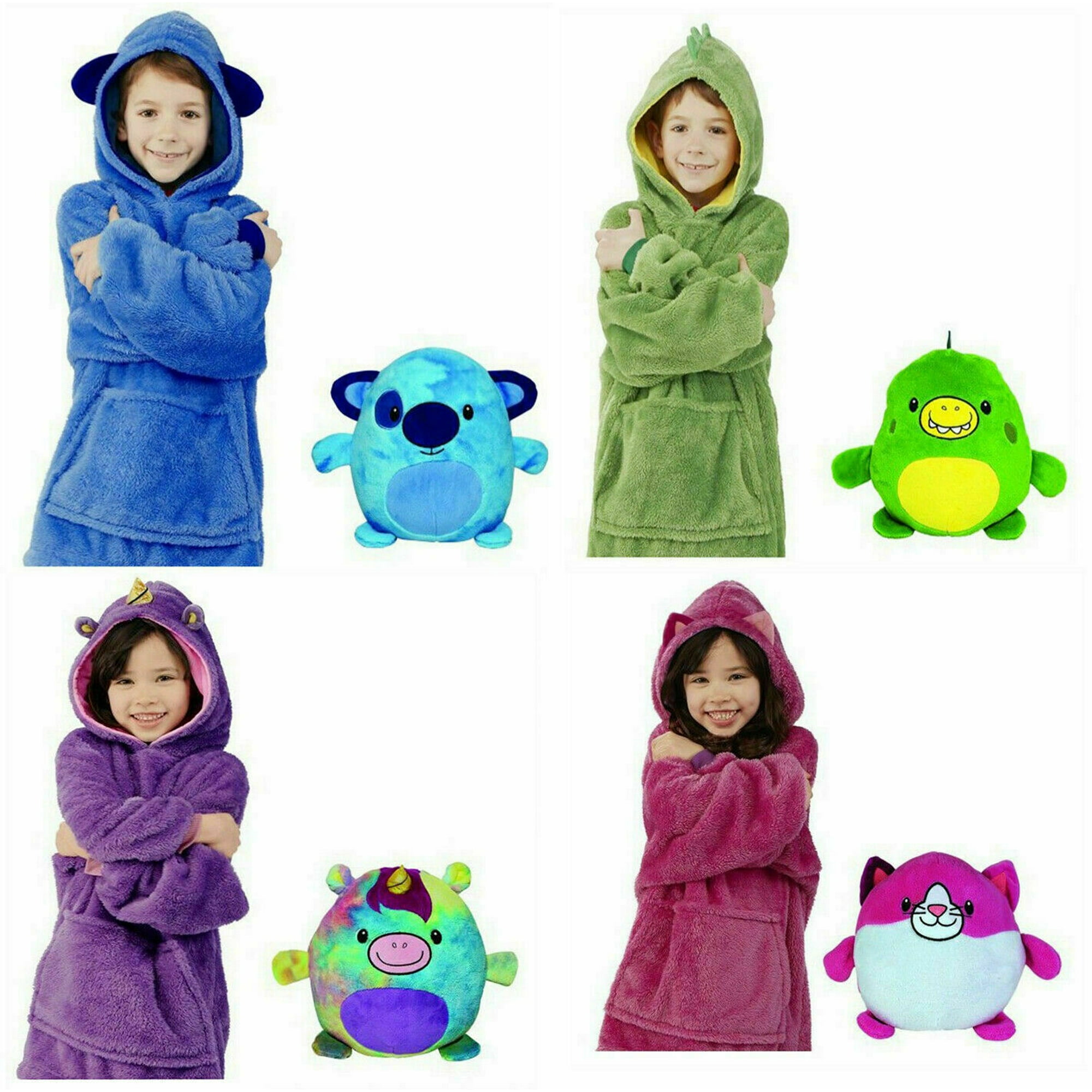 Click here for Jiuou Kids Hoodie Blanket Sweatshirt Oversize Pets... prices