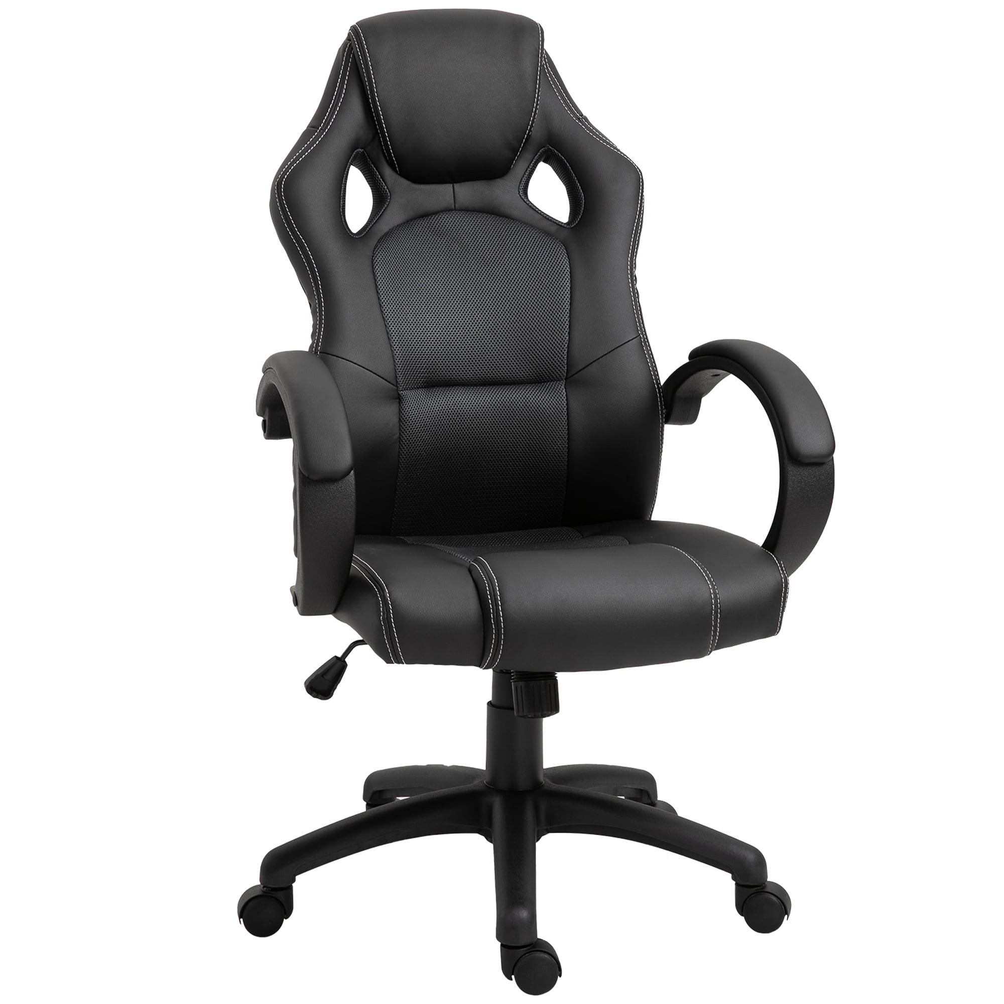 HOMCOM Office Chair Office Racecar Styled Computer Chair Racecar Style ...