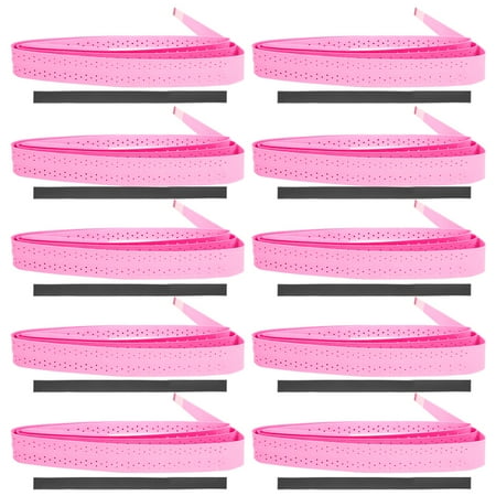 Tennis Racket Grip Tape, 10Pcs PU Fabric Handle Wrapped Strap For ...