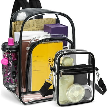 Claire's Small Blush Pink Backpack with Gemstones, Front Zipper Pocket ...