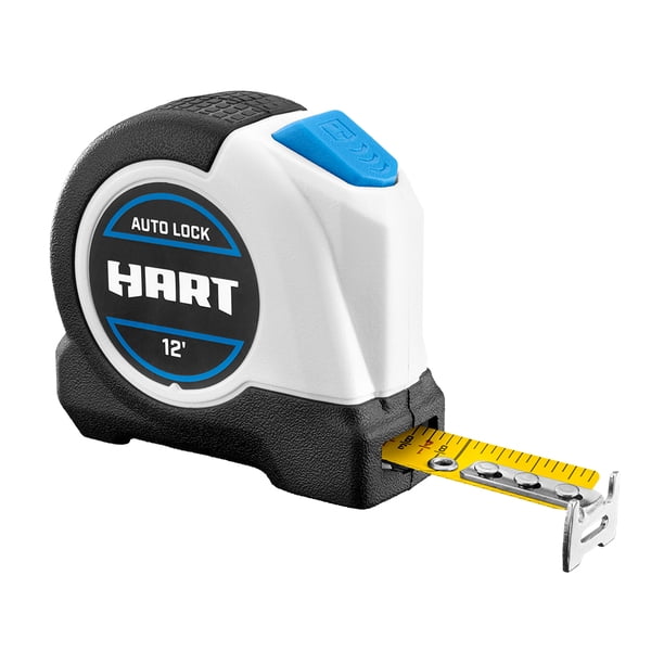 HART 12-Foot Auto-Lock Tape Measure - Walmart.com