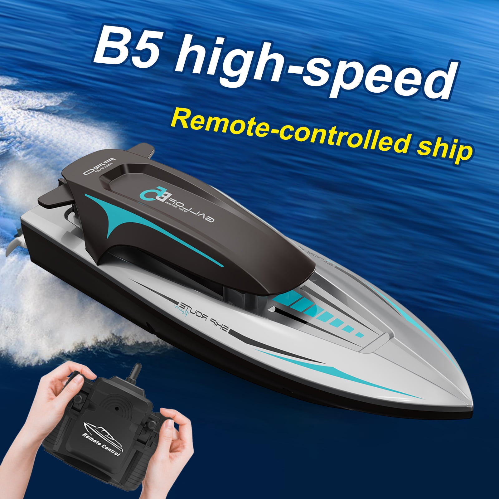 RC Boat Water Toy 20min Tiempo de trabajo 80m Distancia de control para ...