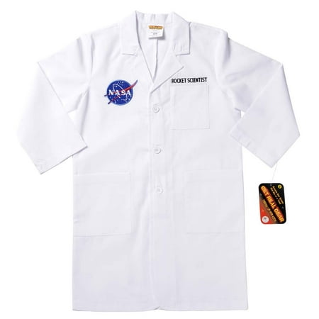 Aeromax Jr. Nasa Rocket Scientist Lab Coat, White, Size 6/8 | Walmart ...