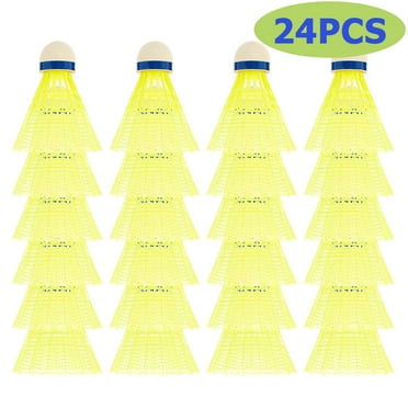Anself 12pc Outdoor Badminton Shuttlecock Set: Durable Goose Feather ...