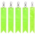 12Pcs Reflective Strip Keychain Gear Key Chain with Alloy Clasps Dark ...