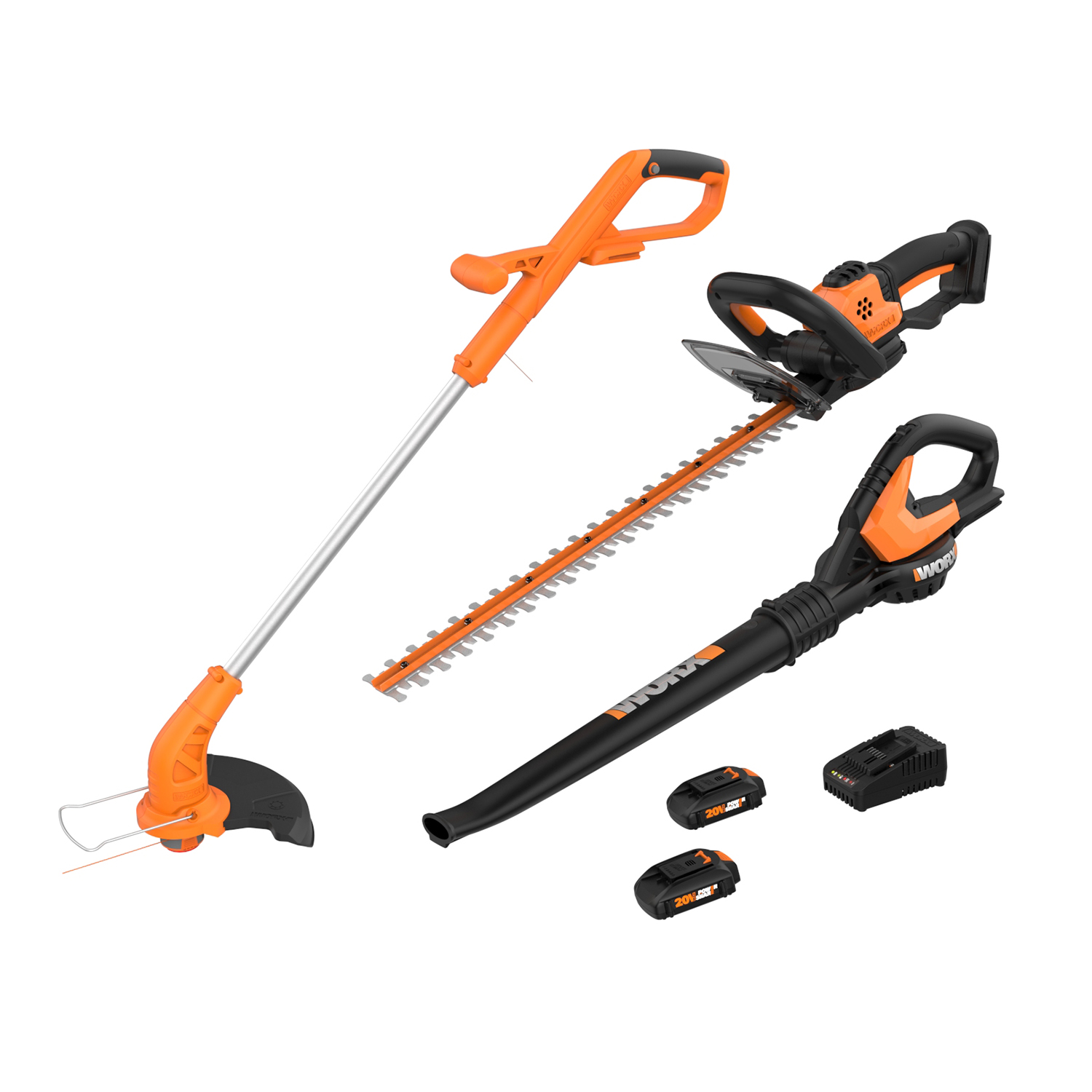 WORX 2 in 1 Trimmer Edger Hedge Trimmer And Leaf Blower Lawn