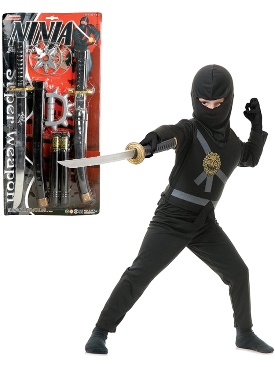 BlockBuster Costumes Custom Bundle Kids Black Ninja Avengers Series 1 ...