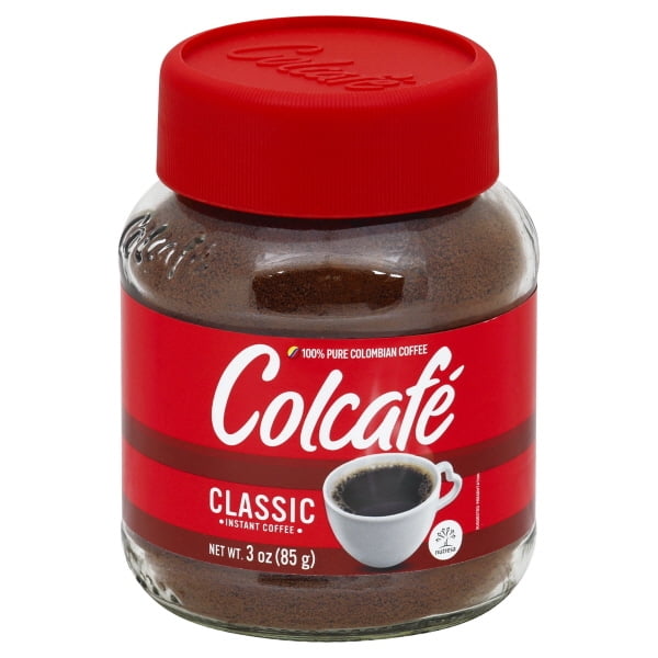 Colcafe Instant Powder Coffee Jar 3 oz - Walmart.com