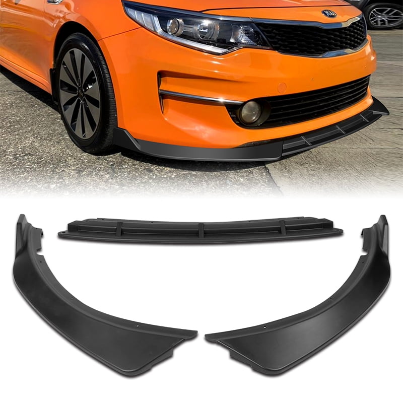 For 2016-2018 Kia Optima LX EX STP-Style Matt Black Front Bumper ...