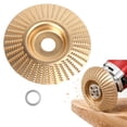 Sharp High Steel 4" Stump Grinder Disc Angle Grinder Mounted Wood ...