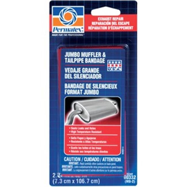 Permatex 120.54 sq. in. Jumbo Muffler & Tailpipe Bandage - Walmart.com