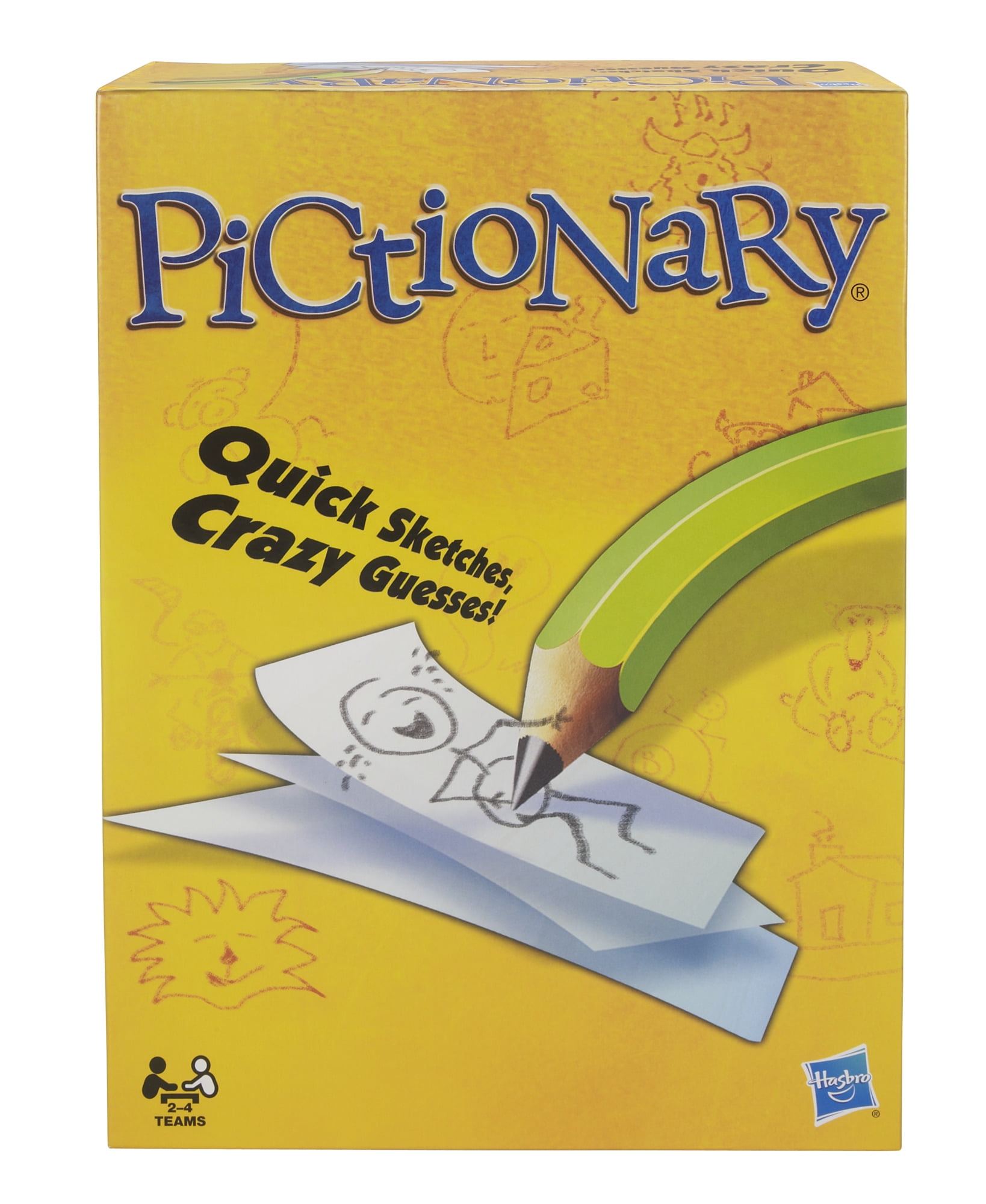 Pictionary Board Game, for 3 or More Players, Ages 12 and Up - Walmart.com