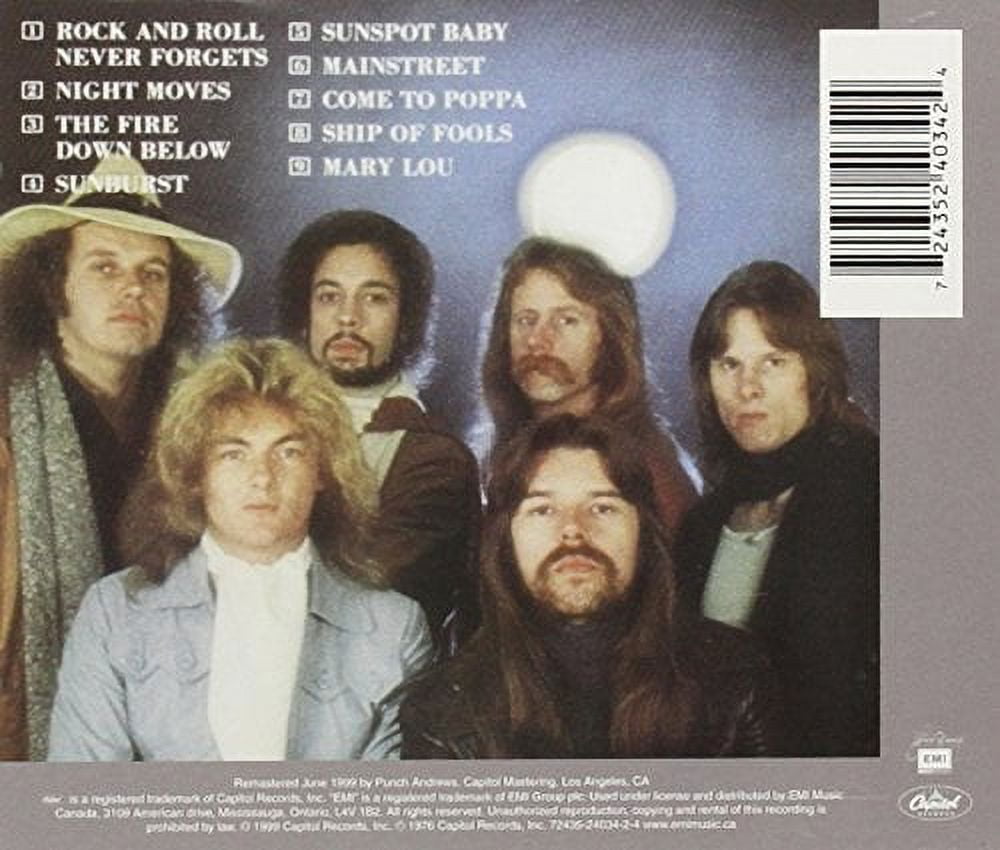 Bob Seger Night Moves Album Cover