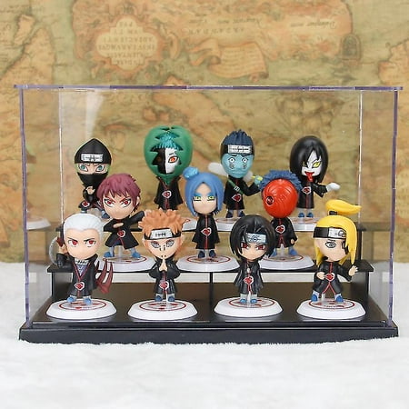 Naruto Anime Action Figure Toy Model Gift With Transparent Display Box ...