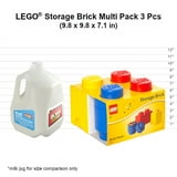 LEGO Storage Brick Multi-Pack - Bright Red, Blue, Yellow - Walmart.com