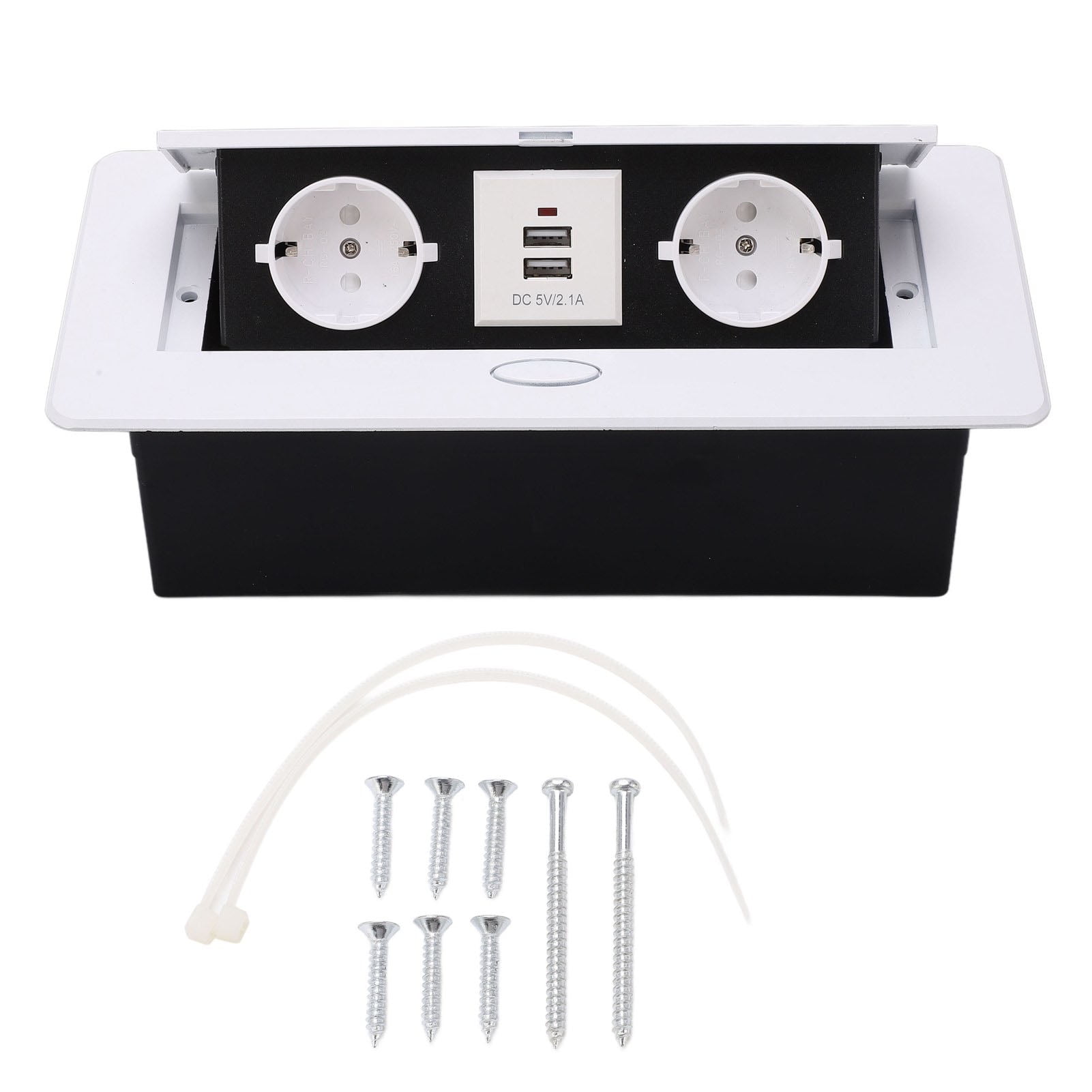 Enchufe De Panel Integrado Con Dos Puertos USB Toma De Corriente ...