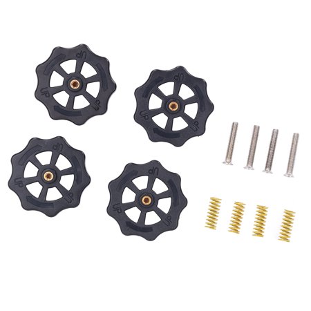 Heated Bed Leveling Nut, ABS And Steel Leveling Nut Kit Long Service ...