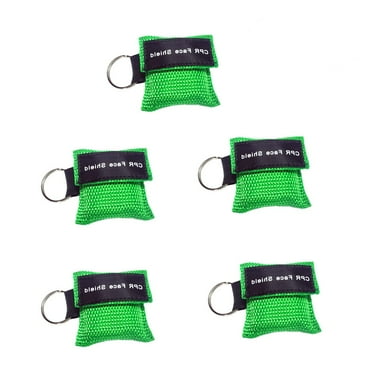 50pc CPR Mask Keychain Emergency Kit CPR Face Shields for First Aid AED ...
