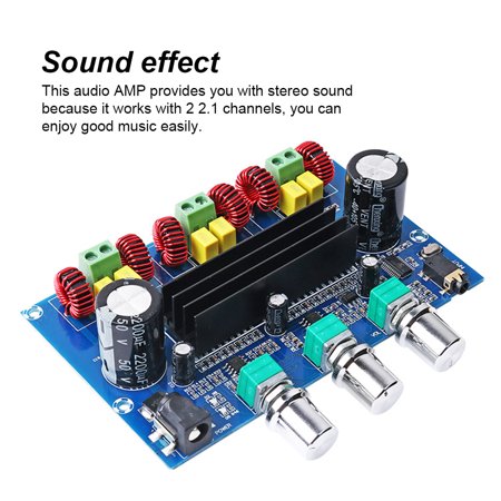 Bluetooth-compatible Power Amplifier Board 2.1 Double 2 Channel for ...
