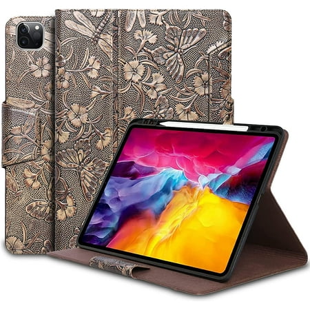 Gexmil for Ipad pro 11 inch Case 2021 (3rd Gen),Genuine Leather Ipad ...