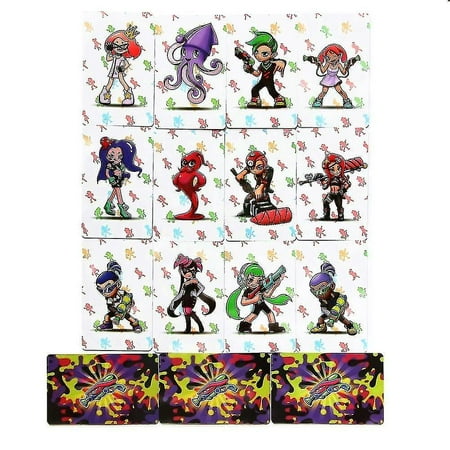 16 Pcs Amiibo Cards For Splatoon 2, Nfc Card Compatible With Switch/wii ...