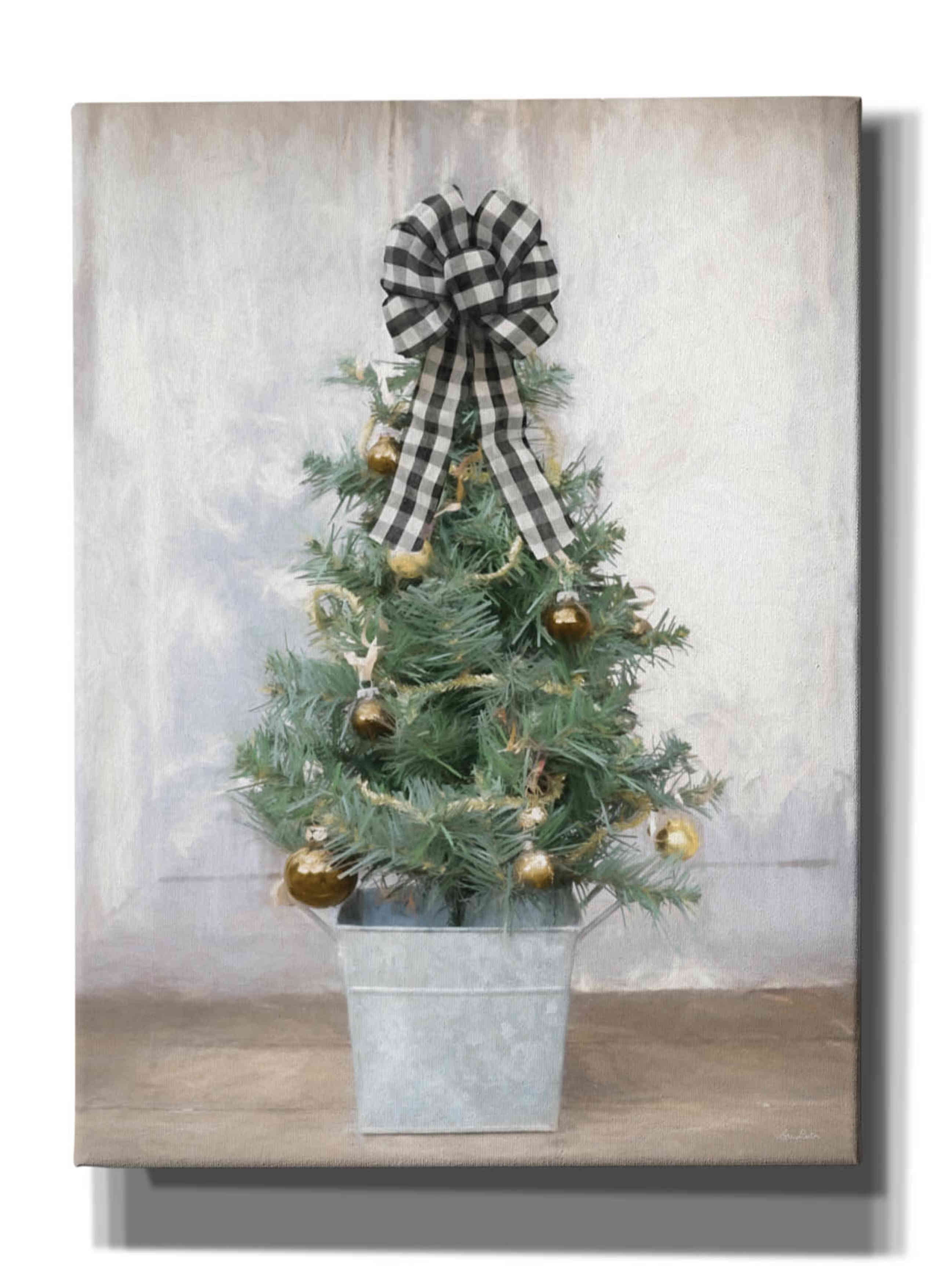 Epic Graffiti 'Buffalo Plaid Mini Tree' by Lori Deiter, Canvas Wall Art ...