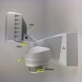 16-watt motion sensor security outdoor floodlight, 1600 lumens, 180 ...